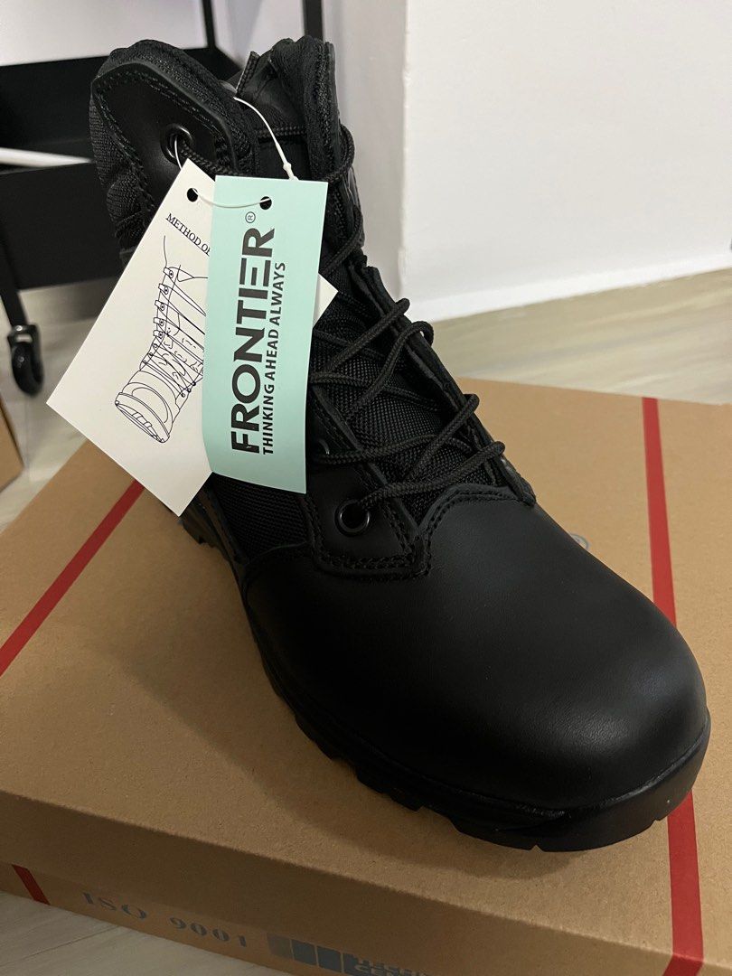 FRONTIER Tactical boots, Men's Fashion, Footwear, Boots on Carousell