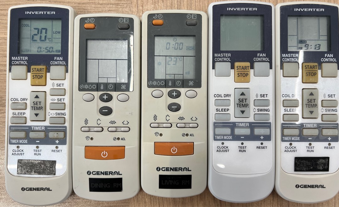 Fujitsu General AC Remote Control, 家庭電器, 冷氣機及暖風機 - Carousell