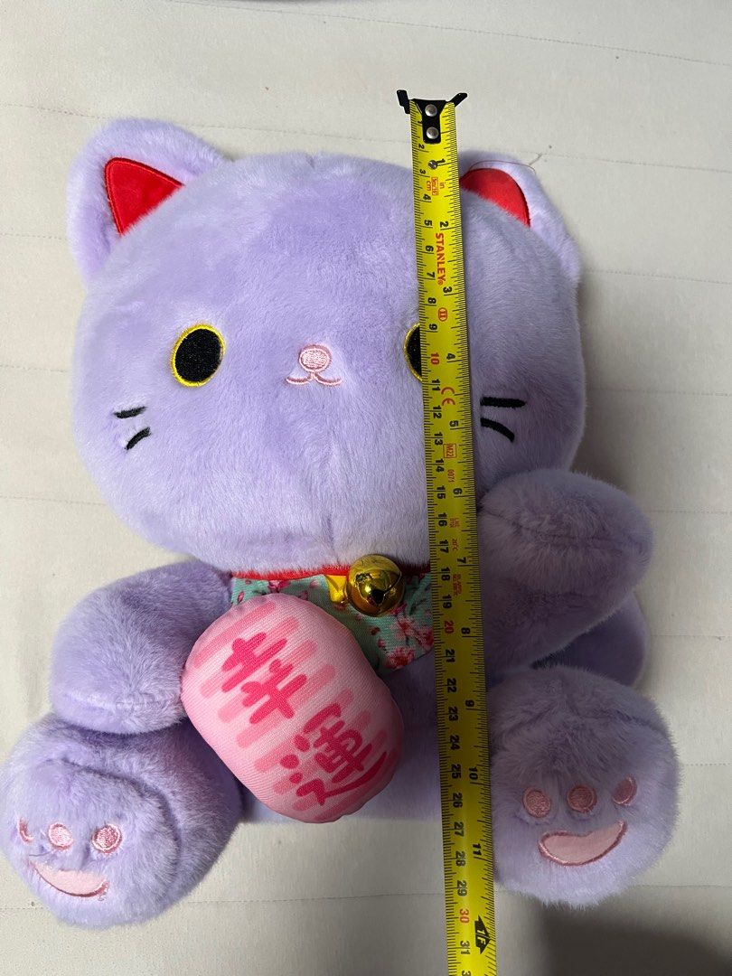 Funclaw big size fortune cat plush toy, Hobbies & Toys, Toys & Games on ...