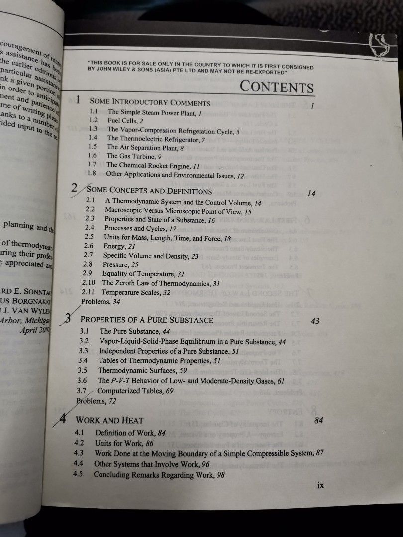 Fundamentals of Thermodynamics, Hobbies & Toys, Books & Magazines ...