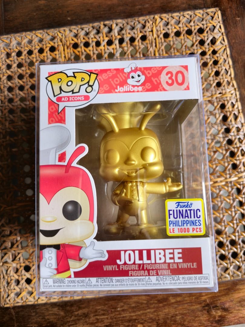 Funko Pop! Jollibee Gold (Limited Edition), Hobbies & Toys, Toys ...