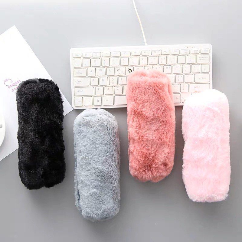 Furry Pencil Case, Hobbies & Toys, Stationery & Craft, Stationery ...
