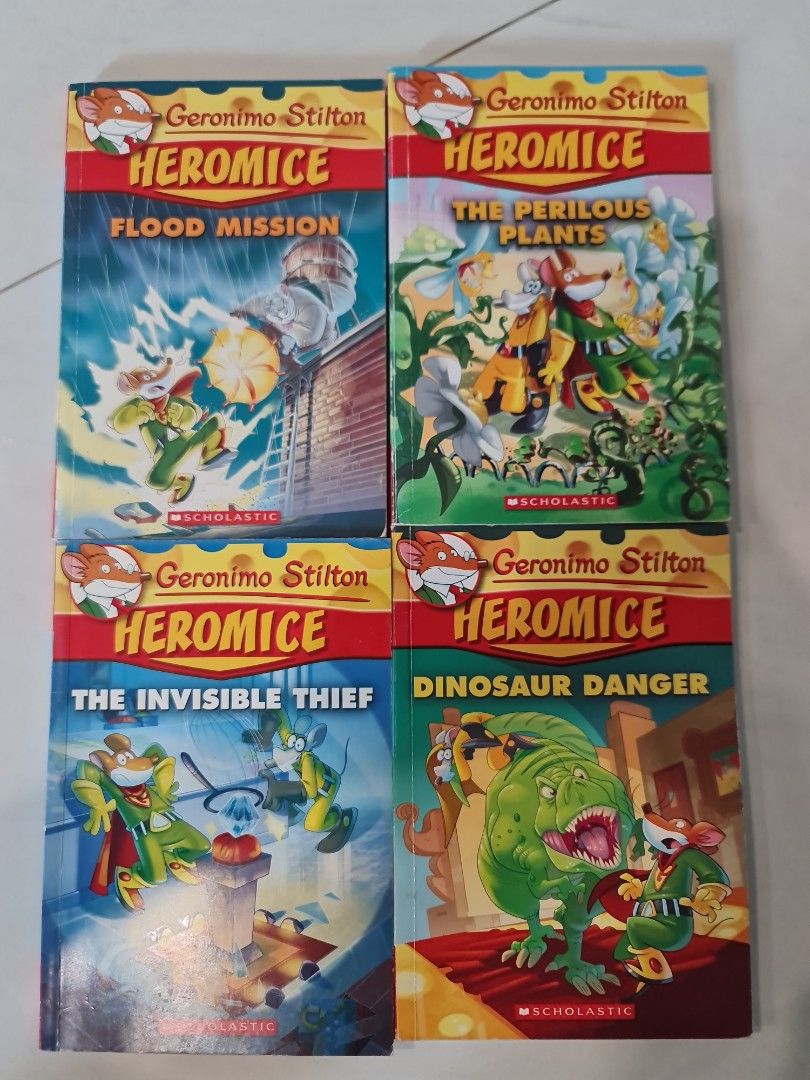 Geronimo Stilton: Heromice #3, 4, 5 & 6, Hobbies & Toys, Books ...