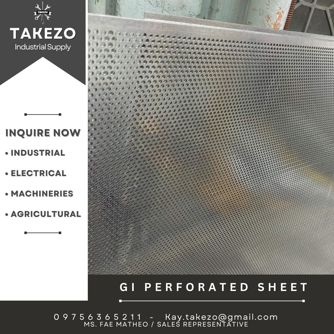 GI PERFORATED SHEET, Commercial & Industrial, Construction Tools ...