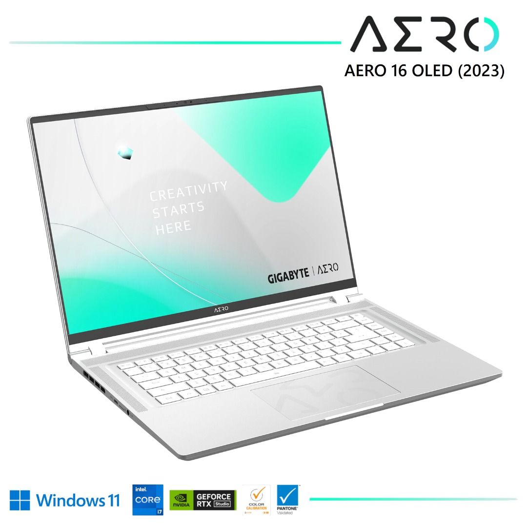 GIGABYTE AERO 16 OLED BSF-73SG994SH — 16.0" Thin Bezel 4K QHD+ OLED | i7-13700H | RTX™ 4070 8GB ...