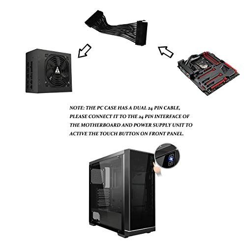 GOLDEN FIELD - Z3 Windowed Mid-Tower ATX/M-ATX/ITX PC Gaming Computer ...