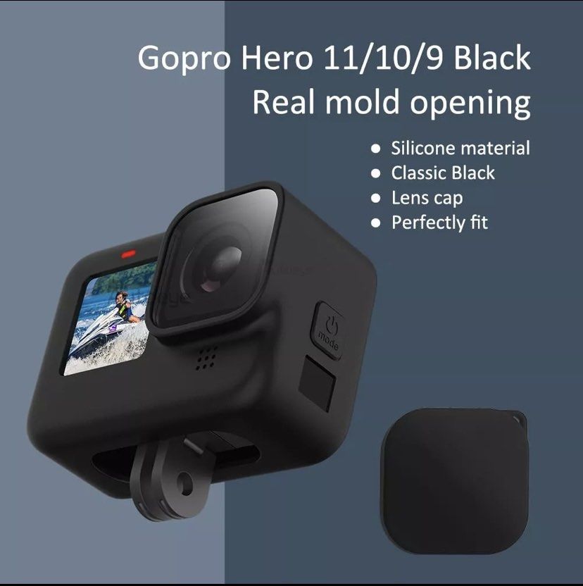GoPro Hero 9/10/11/12 silicone case, Photography, Photography ...