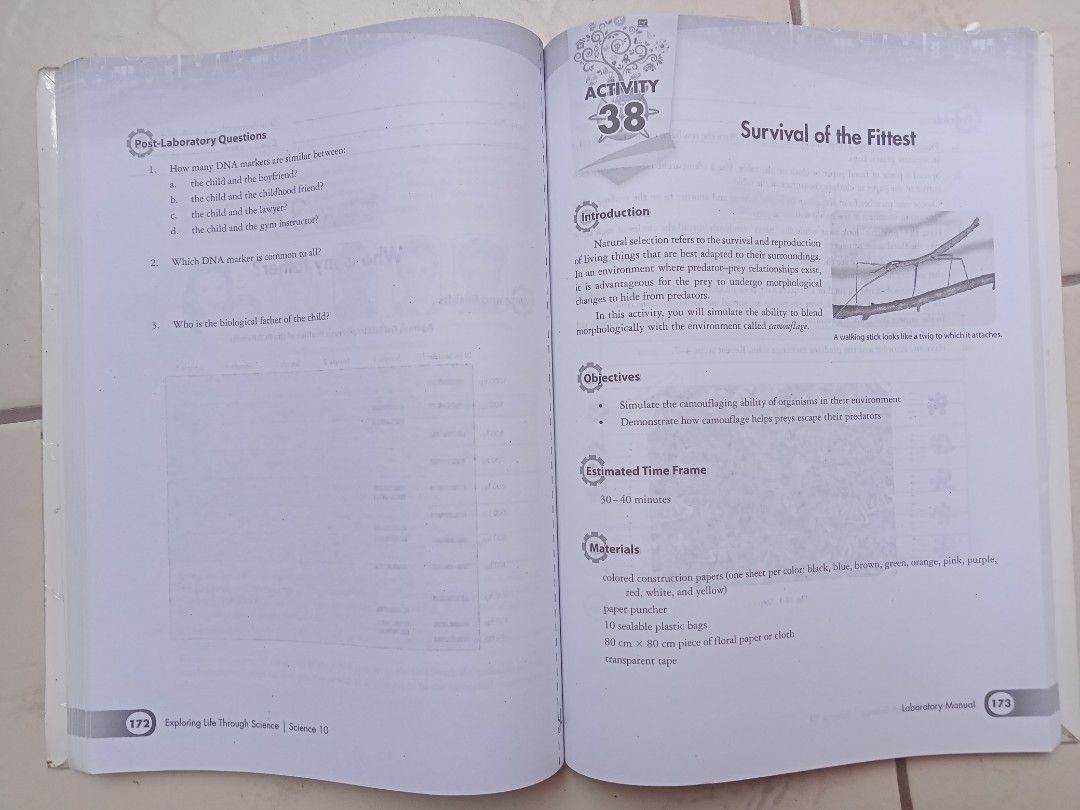 Grade 10 Exploring Life Through Science Laboratory Manual Second ...