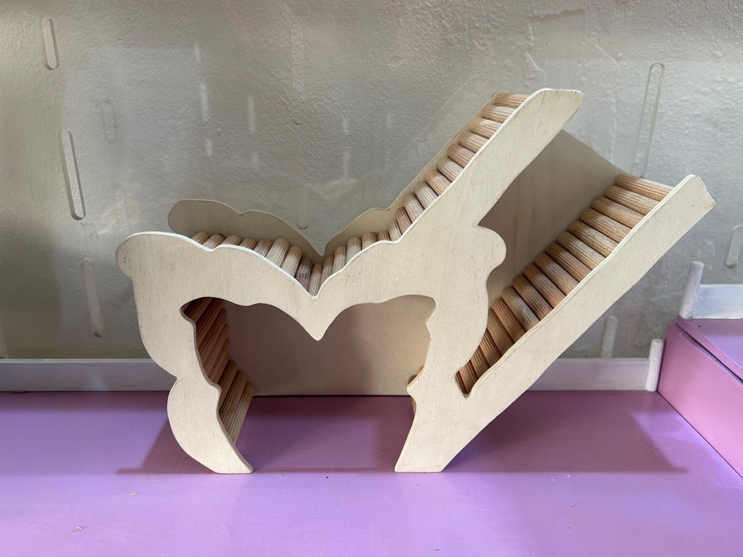 Hamster wooden watchbox peep tunnel house hideout underground hide ...