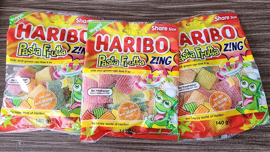 Haribo Permen Chewy Pasta Frutta Asam Ori Import Australia 140 Gram ...