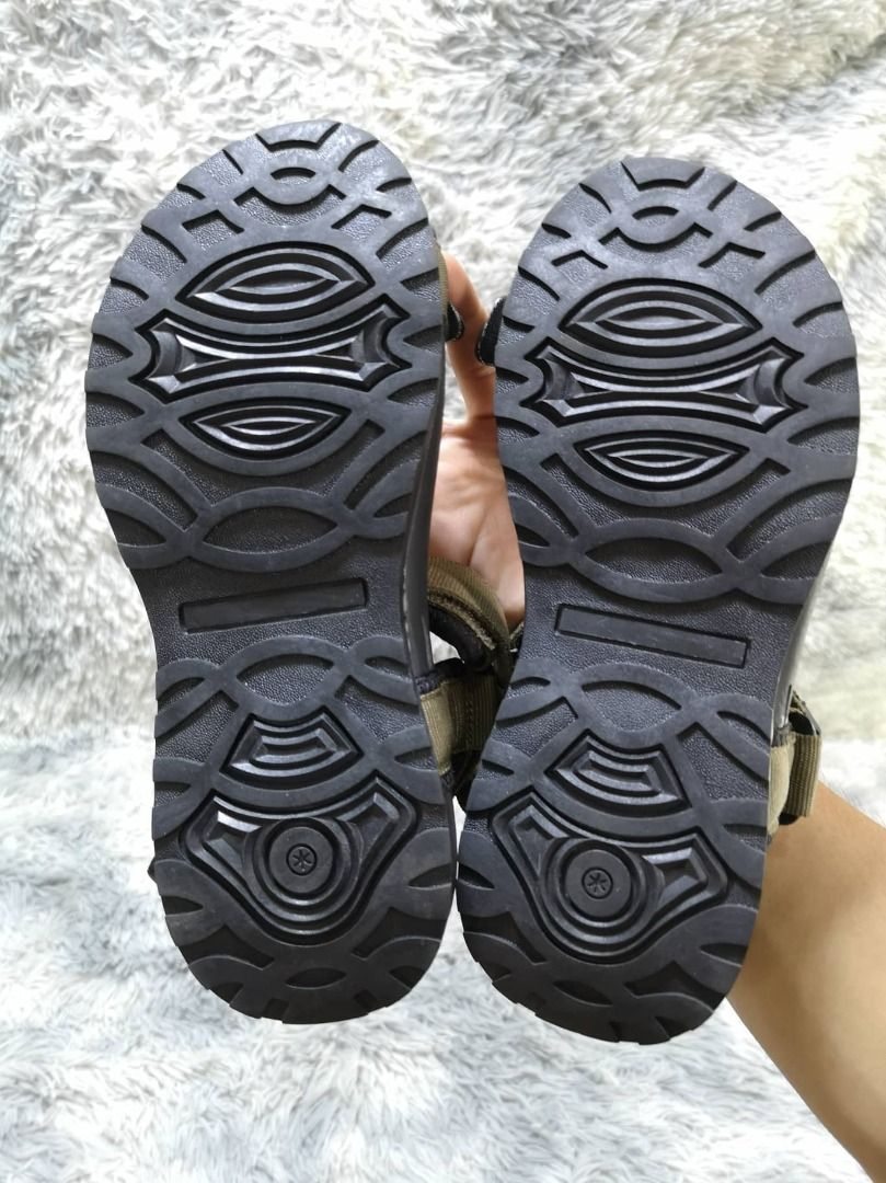 Hawkins Army Green Velcro Sandals on Carousell