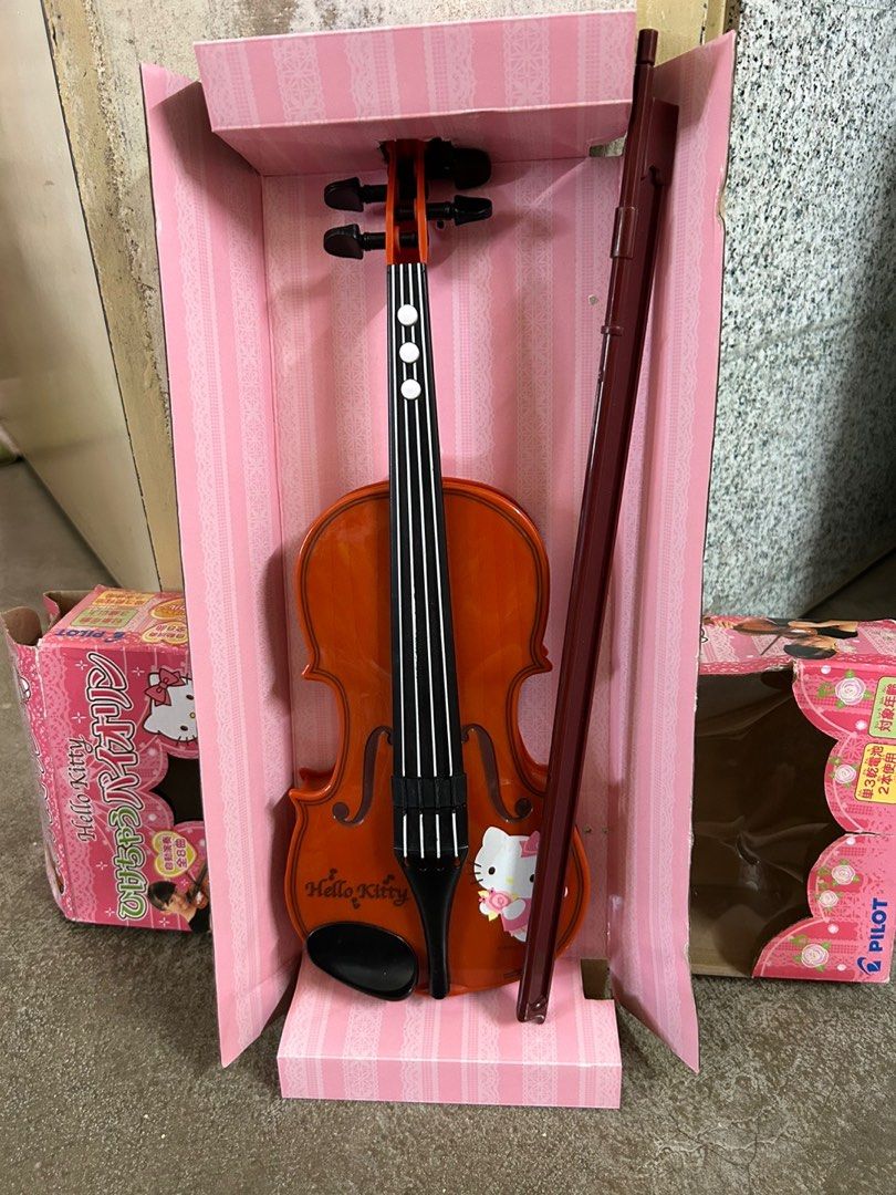 Hello kitty violin toys, Hobbies & Toys, Toys & Games on Carousell