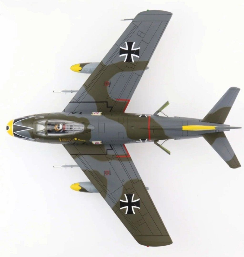 Hobby Master 1/72 Sabre Mk 6, Luftwaffe JG 71 Richthofen, JA-344 ...