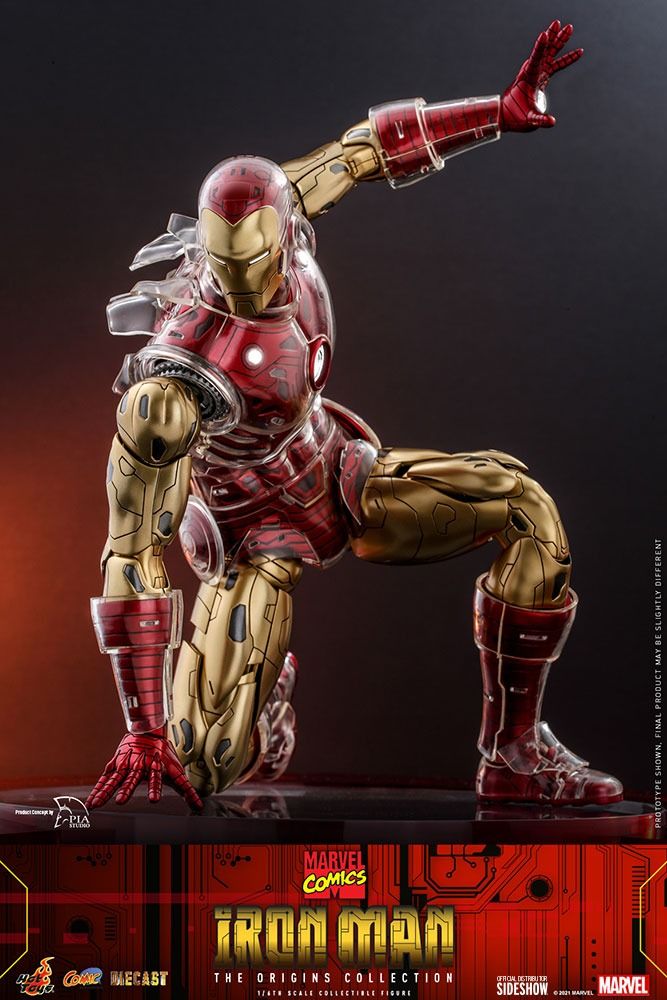 Hot Toys Marvel Iron Man Comic Standard Set MISB CMS07-D37 1/6 Scale ...