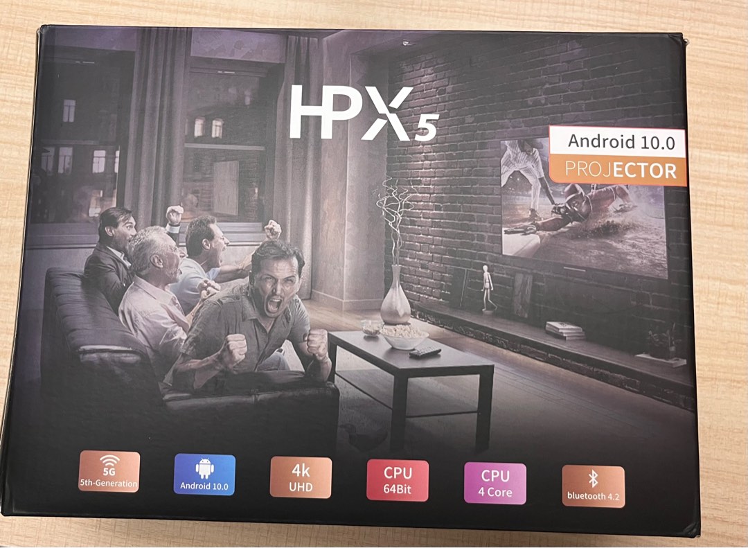 HPX5 Androld 10 Projector 投影機 內置google, 家庭電器, 電視 & 其他娛樂, 投影機 - Carousell
