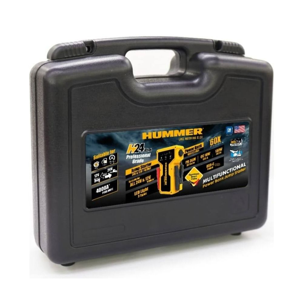 Hummer H24 Ultra 24V & 12V Jump Starter, 27000mAh on Carousell