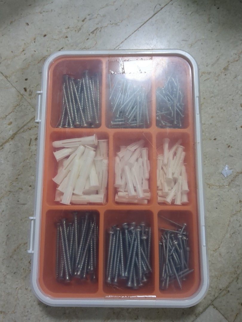 IKEA - FIXA 17-piece tool set/ 260-piece screw & plug set/ Screw driver ...