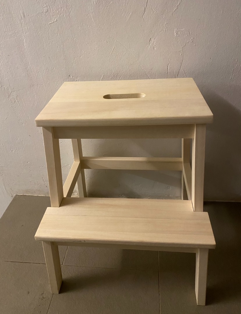 IKEA BEKVAM stool wood in mint condition, Furniture & Home Living ...