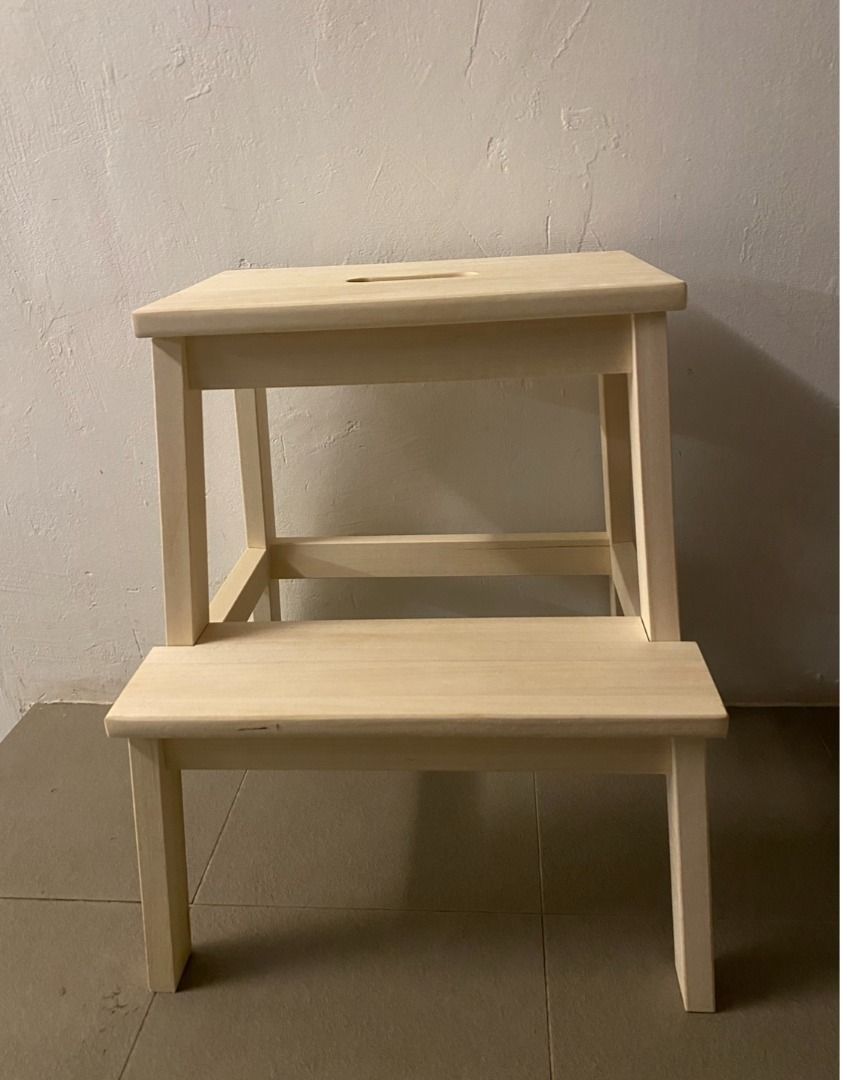 IKEA BEKVAM stool wood in mint condition, Furniture & Home Living ...