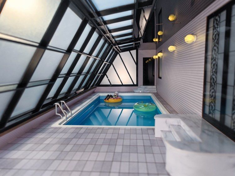 Cat Egg Swimming Pool 1/12 Scale Action Figure Diorama Display - Tokyo ...