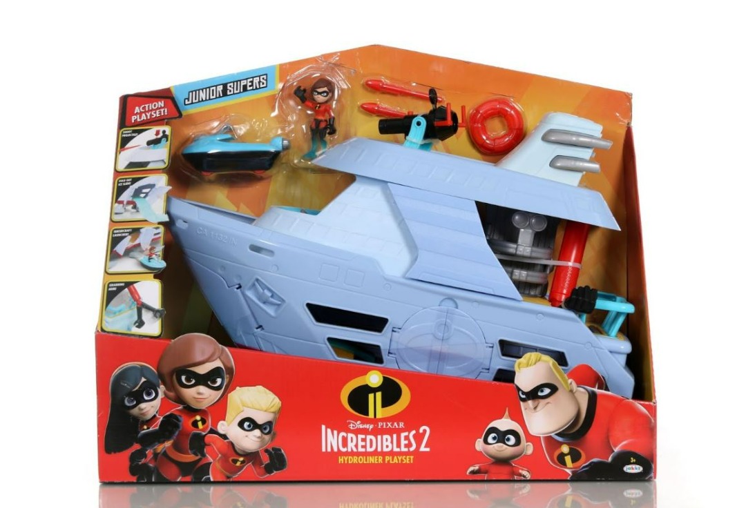 Incredibles 2: "Junior Supers" Hydroliner Playset, Hobbies & Toys, Toys ...