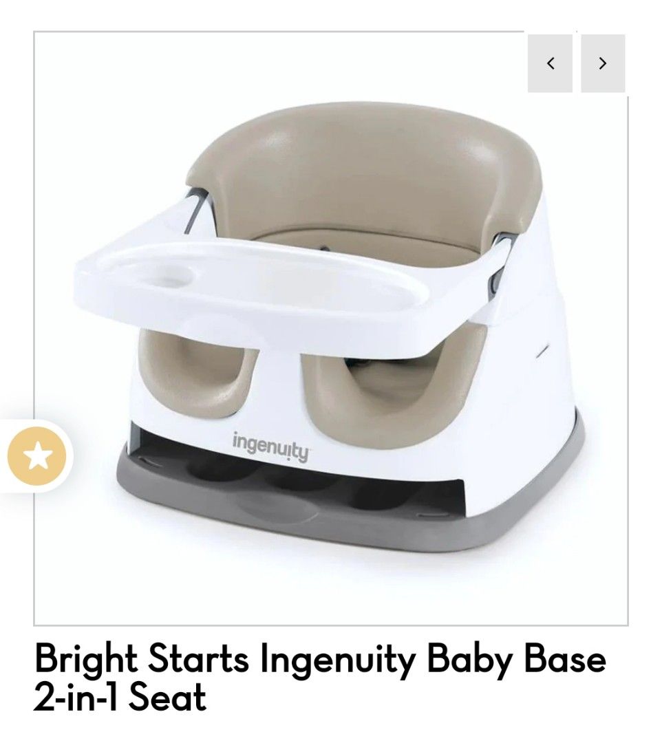 INGENUITY SEAT, Babies & Kids, Nursing & Feeding, Baby High Chairs on Carousell