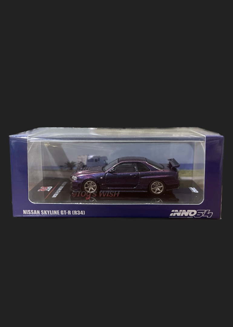 INNO64 Nissan Skyline GT-R(R34) V-Spec [Midnight Purple II], Hobbies ...