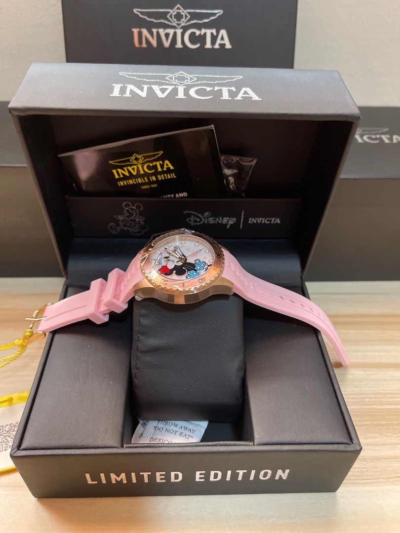 Invicta Limited Edition Disney Watch, Women's Fashion, Watches ...