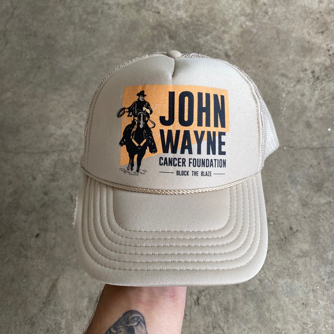 John Wayne Cancer Foundation Trucker Cap, Men's Fashion, Watches ...
