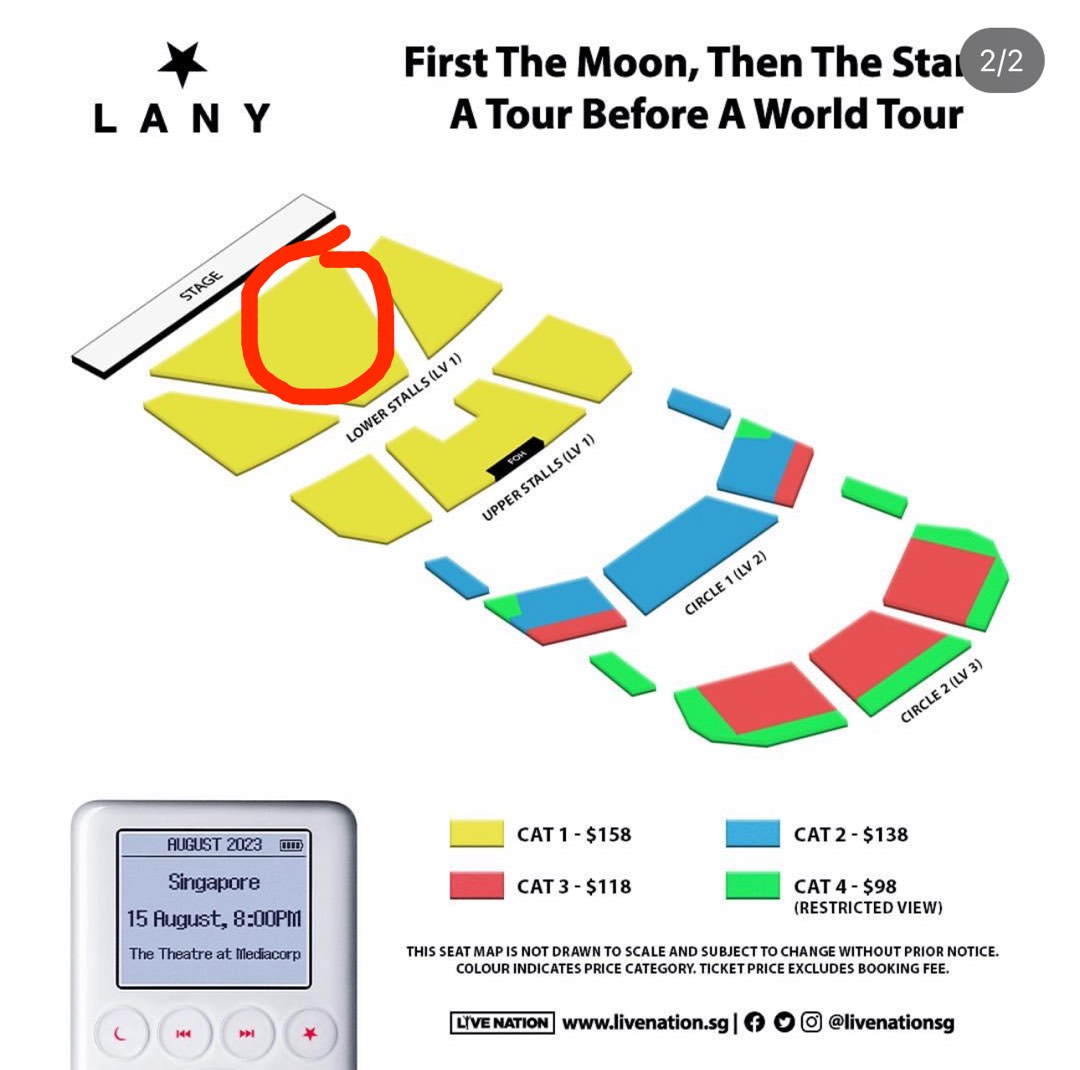 LANY CAT 1 TICKET X1, Tickets & Vouchers, Event Tickets on Carousell