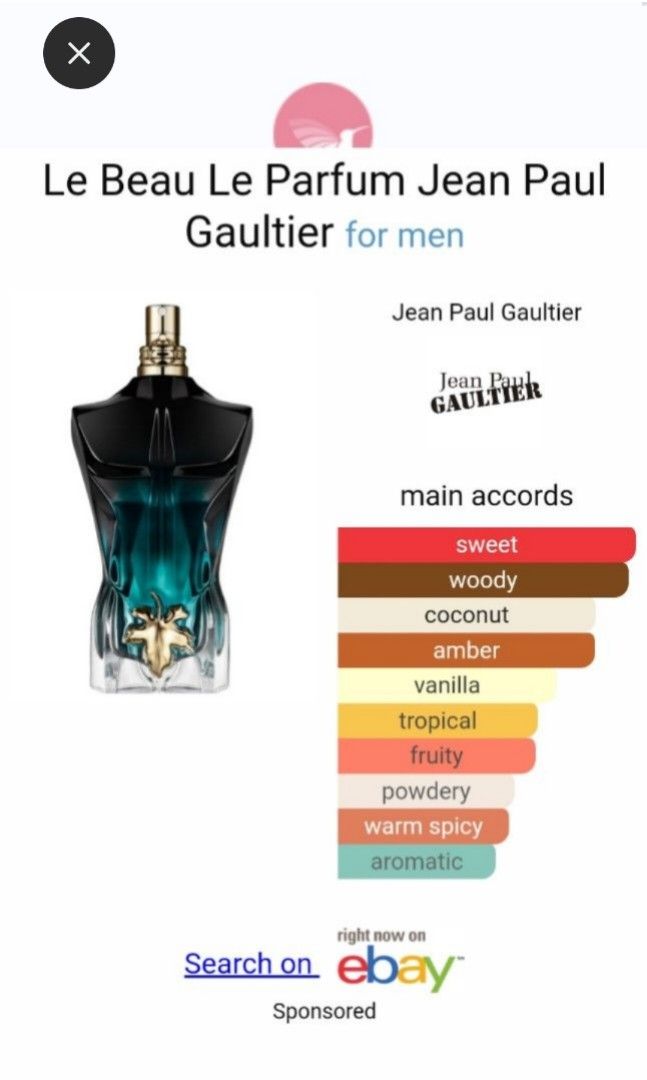 Le Beau Le Parfum For Men 125ml by JEAN PAUL GAULTIER Original Tester ...