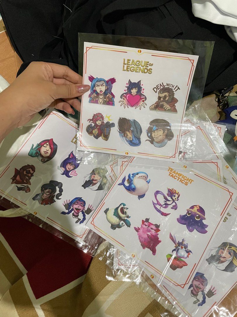 League of Legends LOL & Team Fight Tactics TFT stickers, Hobbies & Toys ...