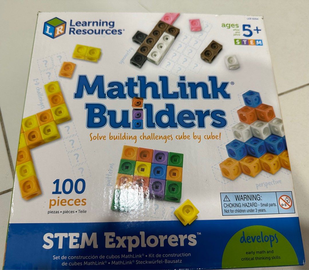Learning Resources MathLink, Hobbies & Toys, Toys & Games on Carousell