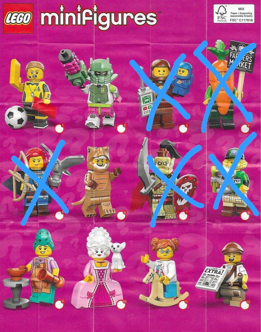 Lego 71037 minifigure series 24, Hobbies & Toys, Toys & Games on Carousell