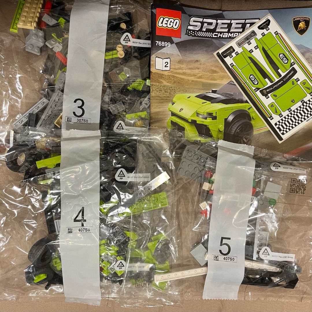 LEGO樂高 76899 SPEED 系列 Lamborghini Urus ST-X 拆售, 書籍、休閒與玩具, 玩具、公仔、桌遊在旋轉拍賣
