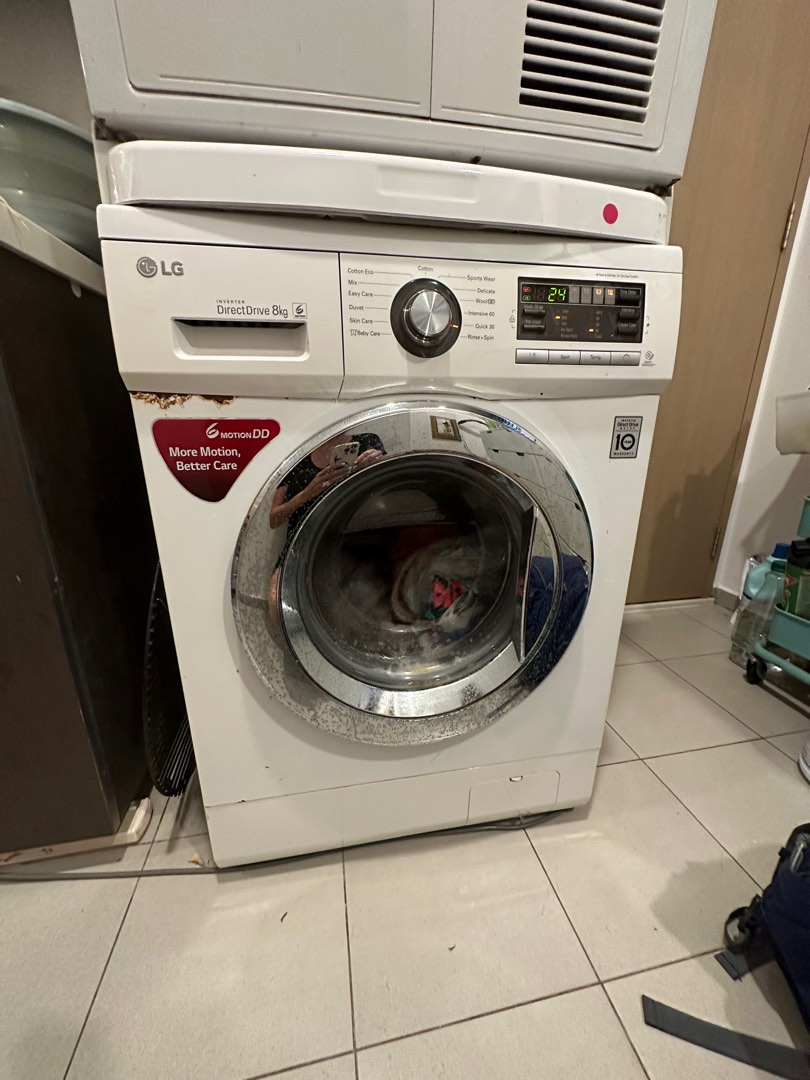 LG 8kg direct drive washing machine, TV & Home Appliances, Washing ...