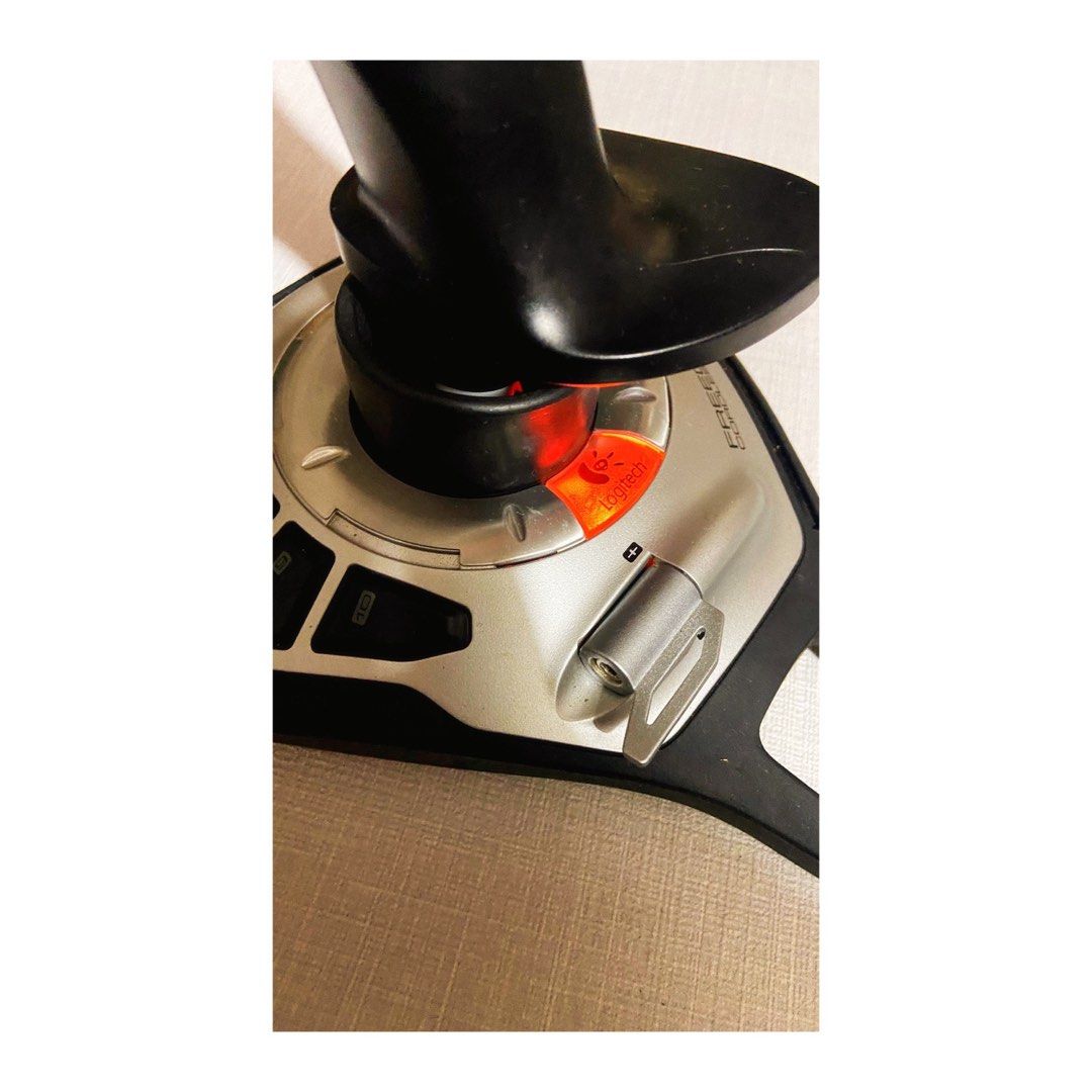 Logitech wingman cordless joystick, Video Game, Aksesori di Carousell