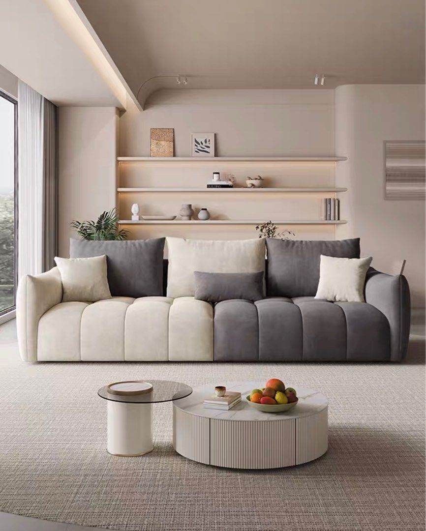 LOMRE Modern Velvet Sofa, Furniture & Home Living, Furniture, Sofas on ...