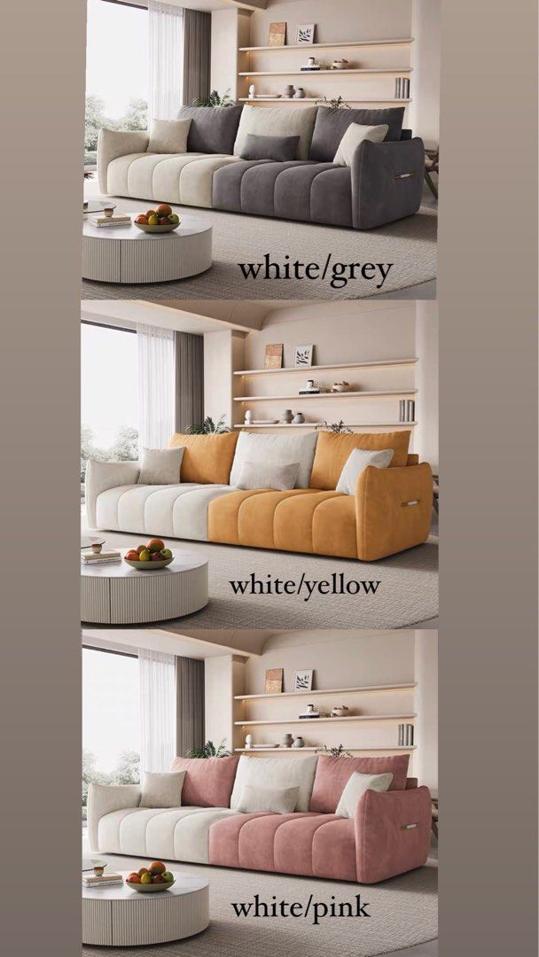 LOMRE Modern Velvet Sofa, Furniture & Home Living, Furniture, Sofas on ...