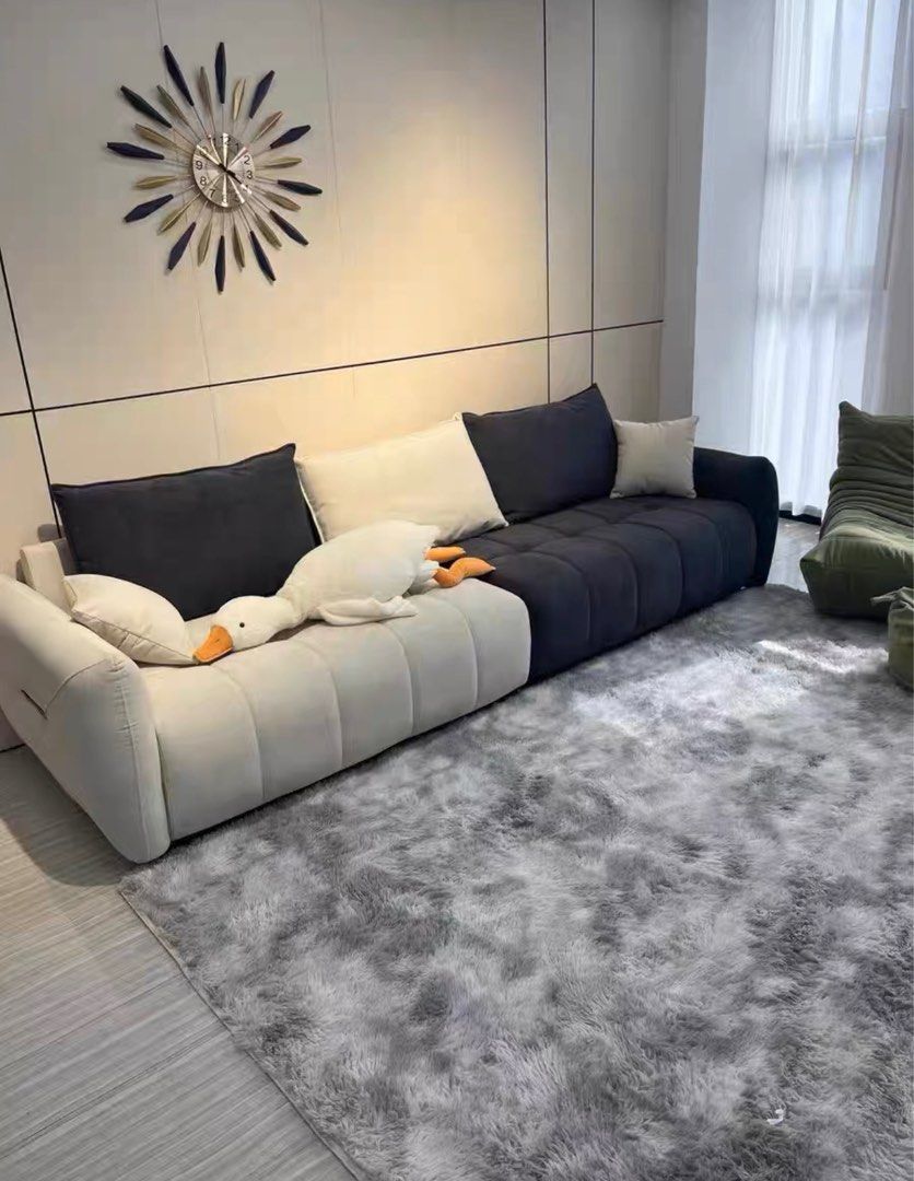 LOMRE Modern Velvet Sofa, Furniture & Home Living, Furniture, Sofas on ...