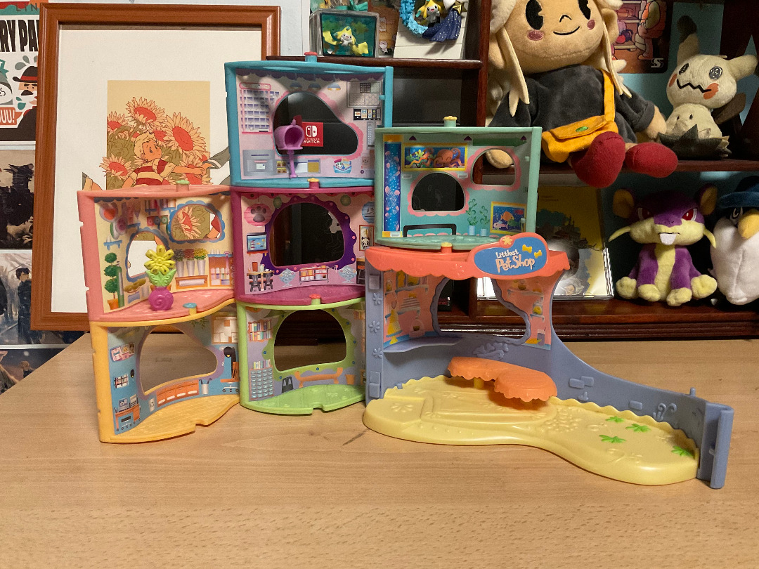LPS | Littlest Pet Shop: Stackable Houses Bundle, Hobbies & Toys, Toys ...