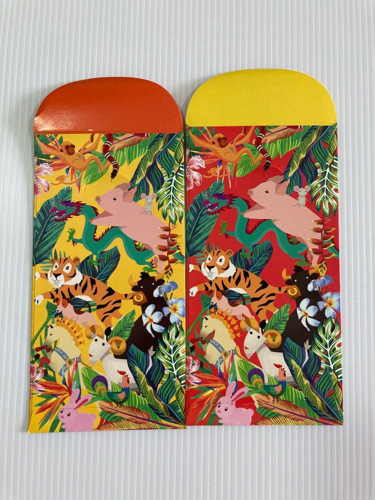 M Malls Ang Pow / Red Packet - 4 pcs, Hobbies & Toys, Stationery ...