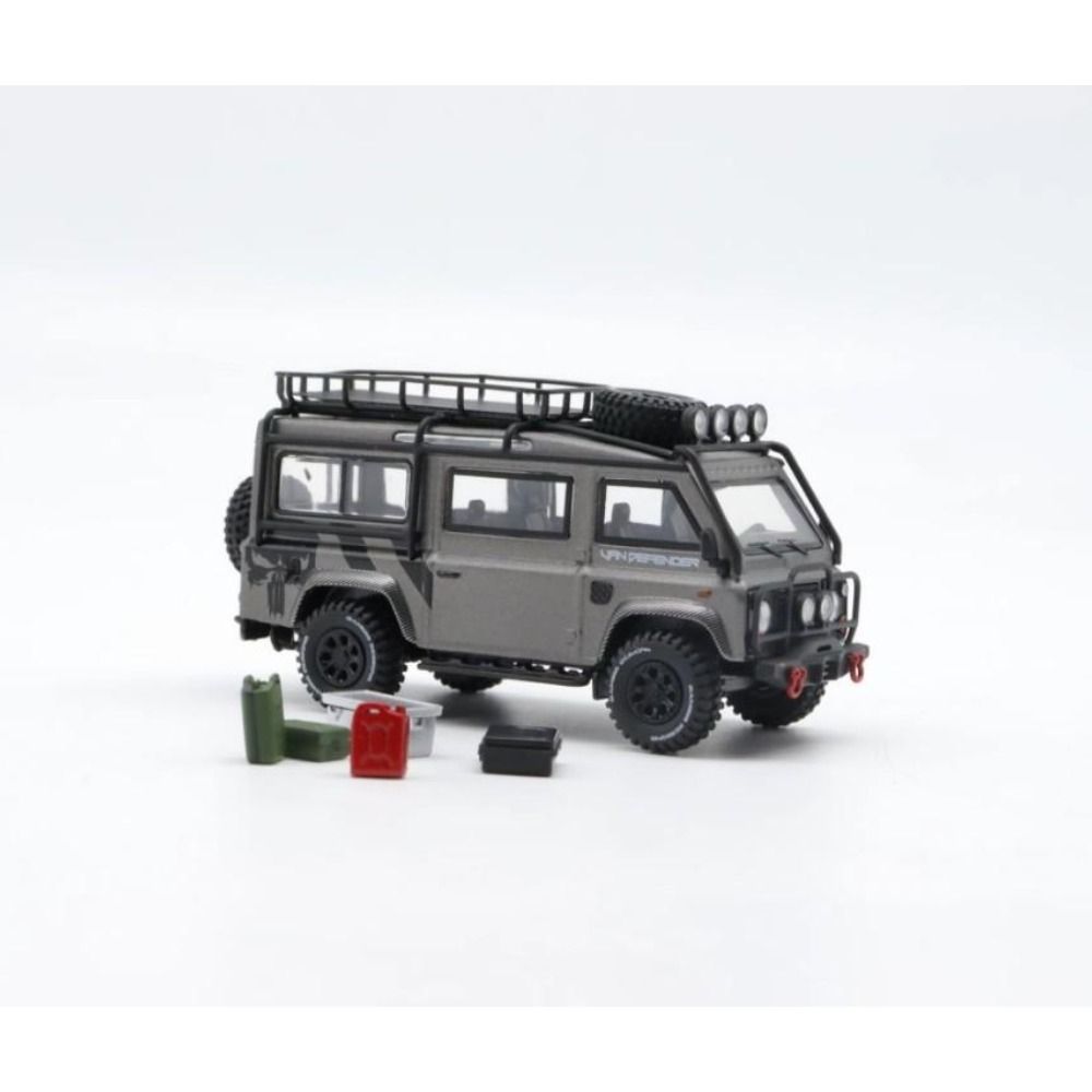 Master 1/64 Scale Land Rover Defender Van Concept Die-cast Car Platinum ...