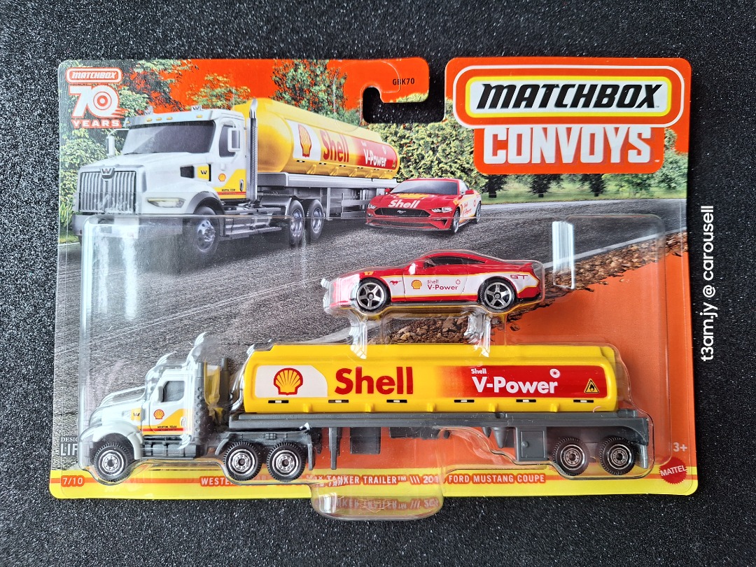 Matchbox Western Star 49X Shell Truck Trailer Tanker & 2016 Ford ...