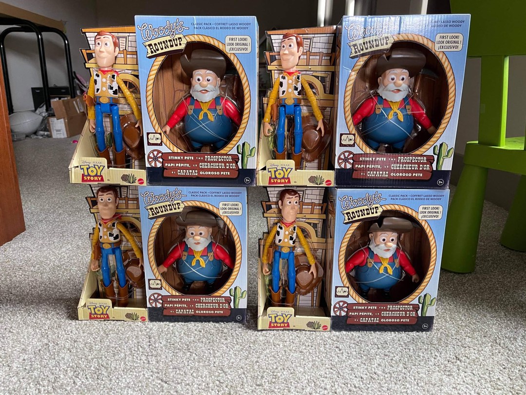 Mattel Toy Story Stinky Pete and Woody on Carousell
