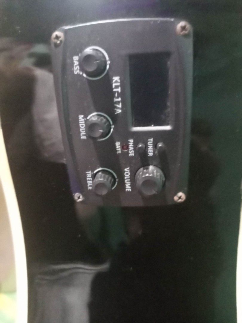 Mavey Baybayin acoustic Guitar with Built-in preamp tuner KLT10A W ...