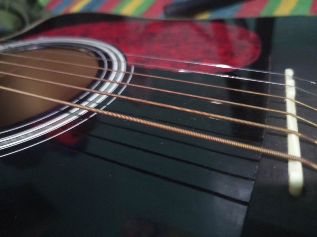 Mavey Baybayin acoustic Guitar with Built-in preamp tuner KLT10A W ...