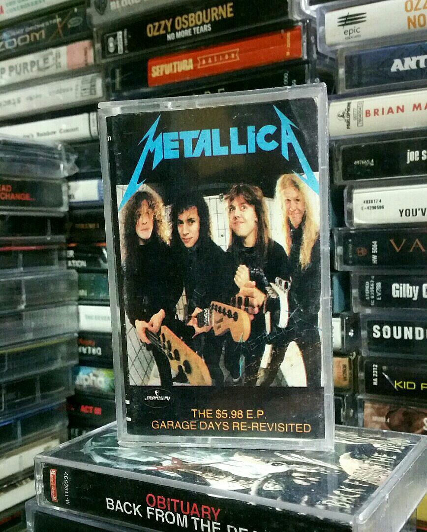 Metallica (garage days re-revisted) Ep cassette tape, Hobbies & Toys ...