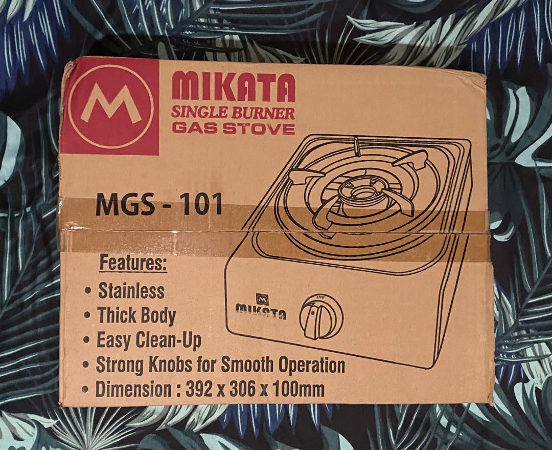 MIKATA SINGLE BURNER GAS STOVE, TV & Home Appliances, Kitchen ...