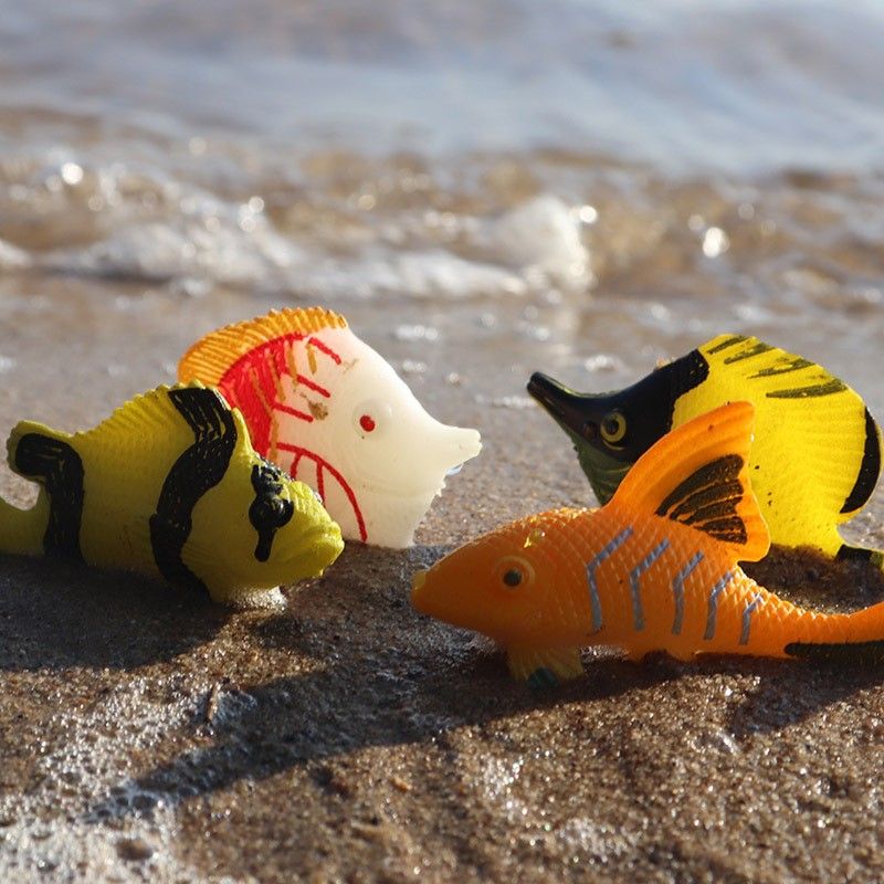 Mini Ladybug & Fish Model Toys Action Figures For Kids, Hobbies & Toys ...